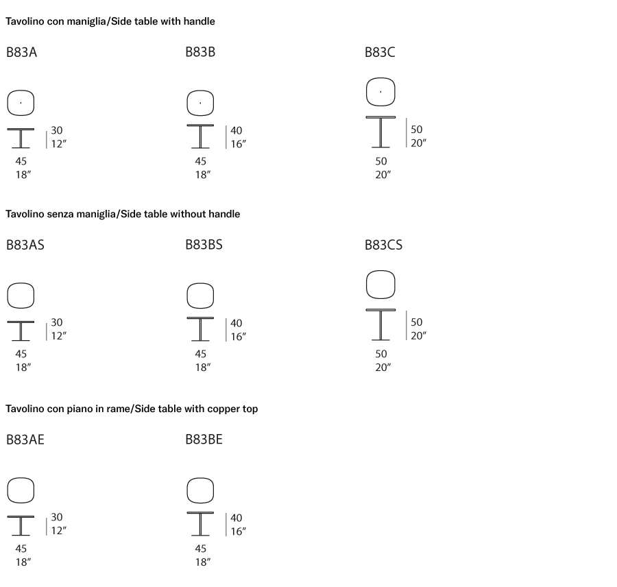 Strap Side Table - Paola Lenti - Outdoor