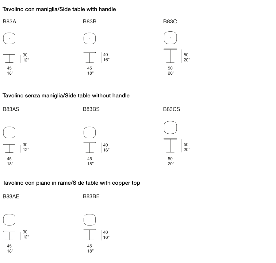 Strap Side Table - Paola Lenti - Outdoor
