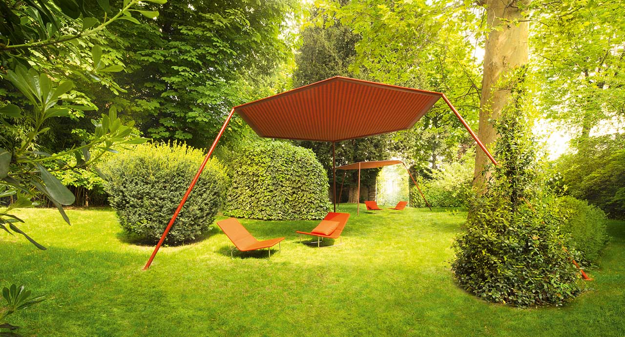Pavilion shading structure - Paola Lenti - Outdoor